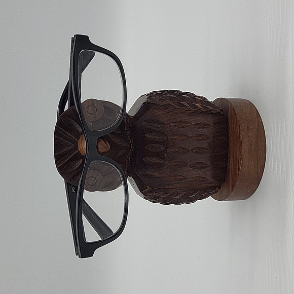 Matr Boomie | Accessories | Matr Boomie Carved Wood Owl Eyeglasses ...